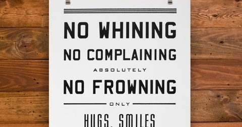 No Complaining