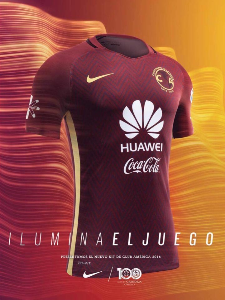 Stunning Club America 2016 Centenary Kits Released - Footy Headlines