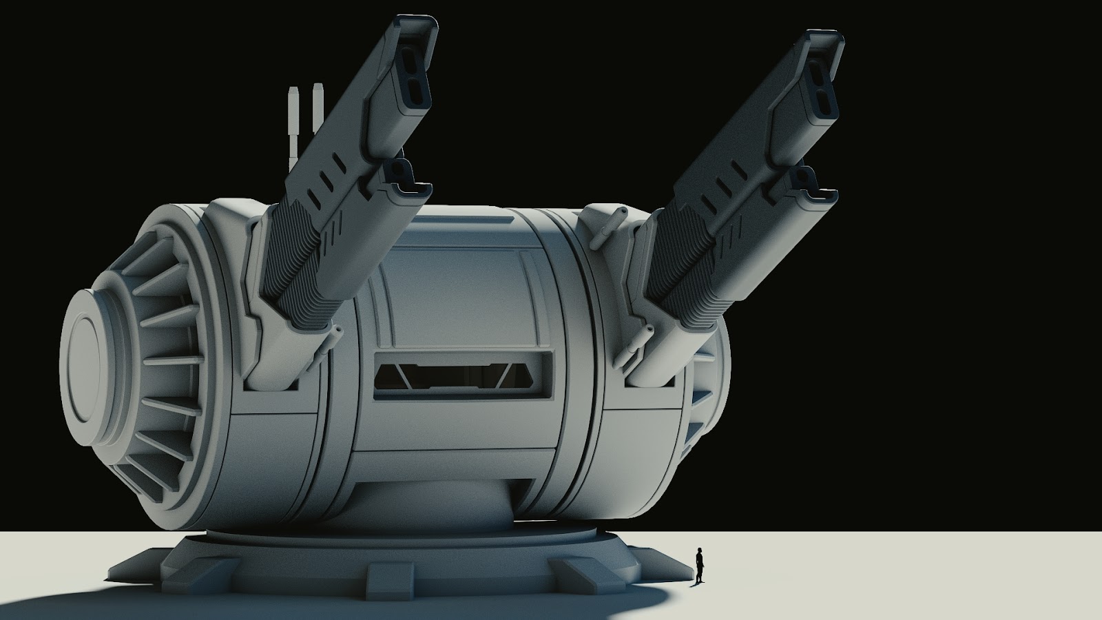 Dan Brown CGI | Sci-fi Art: New Turrets on Palatine Cruisers Make Life ...