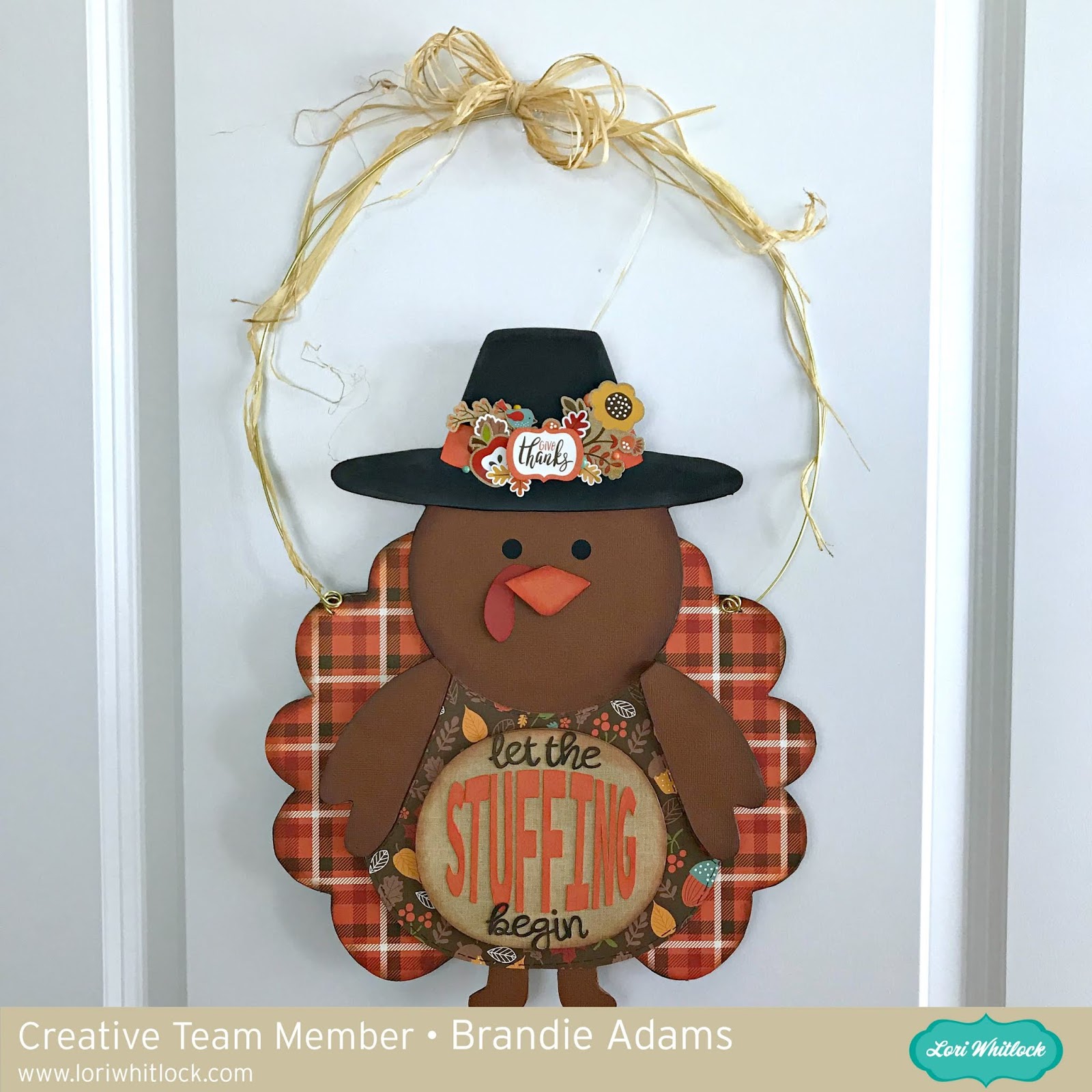 Conviviality Crafts: Thanksgiving Turkey Sign with Brandie
