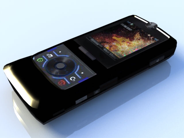 The Polygon Monkey: Cell phone done in Maya and Modo