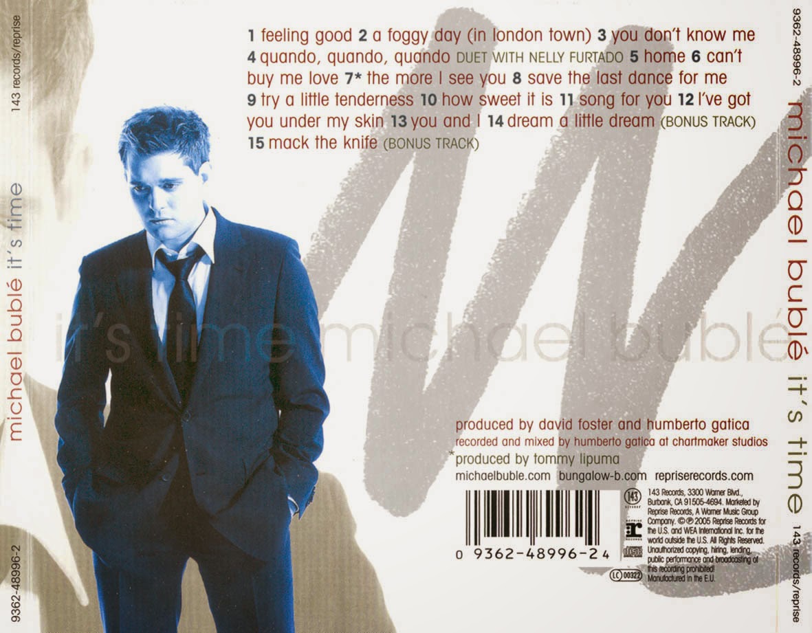 Encarte: Michael Bublé - It's Time (Deluxe Edition) - Encartes Pop