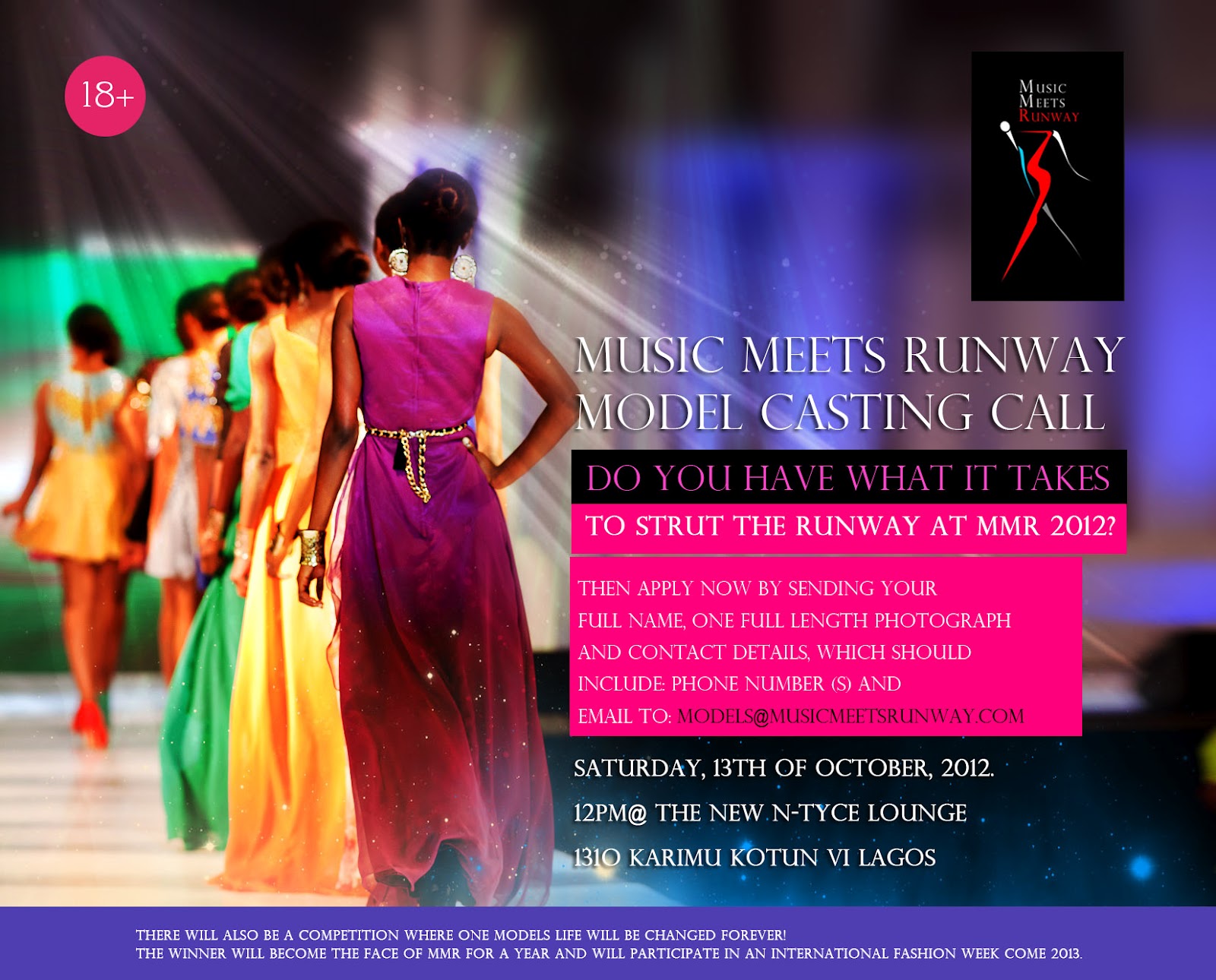 Music Meets Runway 2012 - Model Casting