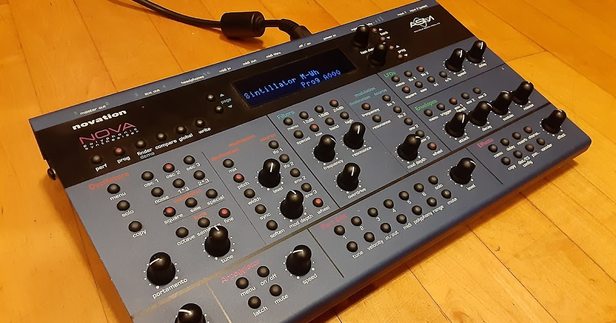 MATRIXSYNTH: Novation Nova Desktop Multi Timbral Analog Modeling ...