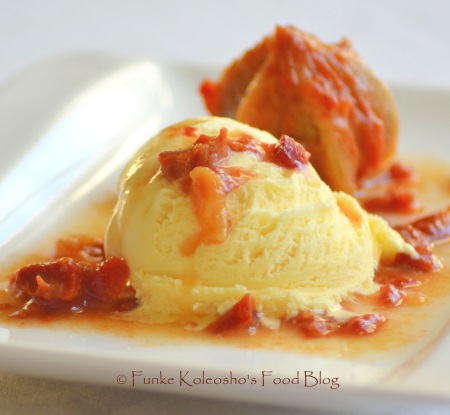 Agbalumo + Ice-Cream; Excitingly Delish...!