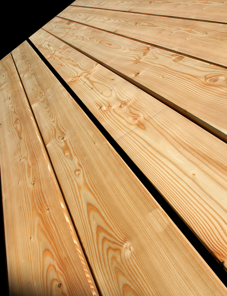 Holzterrassen: Gebirgslärche