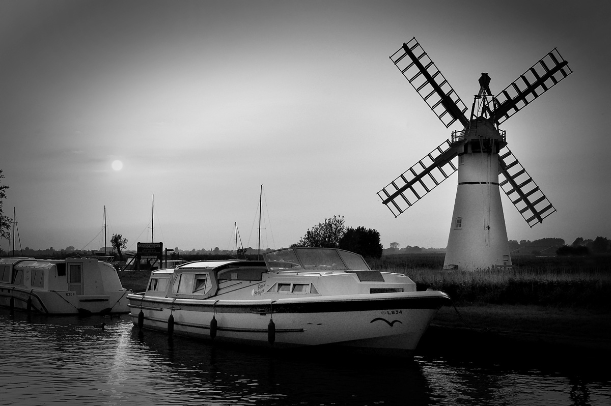 The Windmill at Thurne on the Norfolk Broads