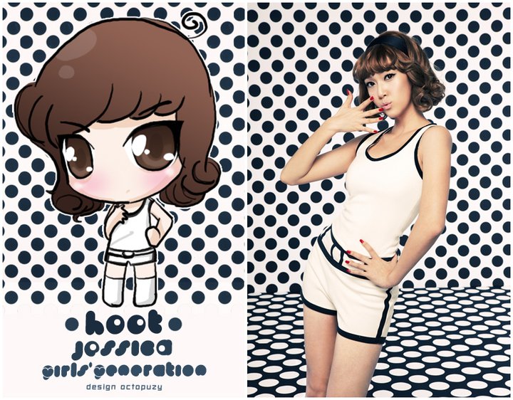 SNSD - Chile: [Imágenes] SNSD Hoot (Cartoons by octopuzч catz)