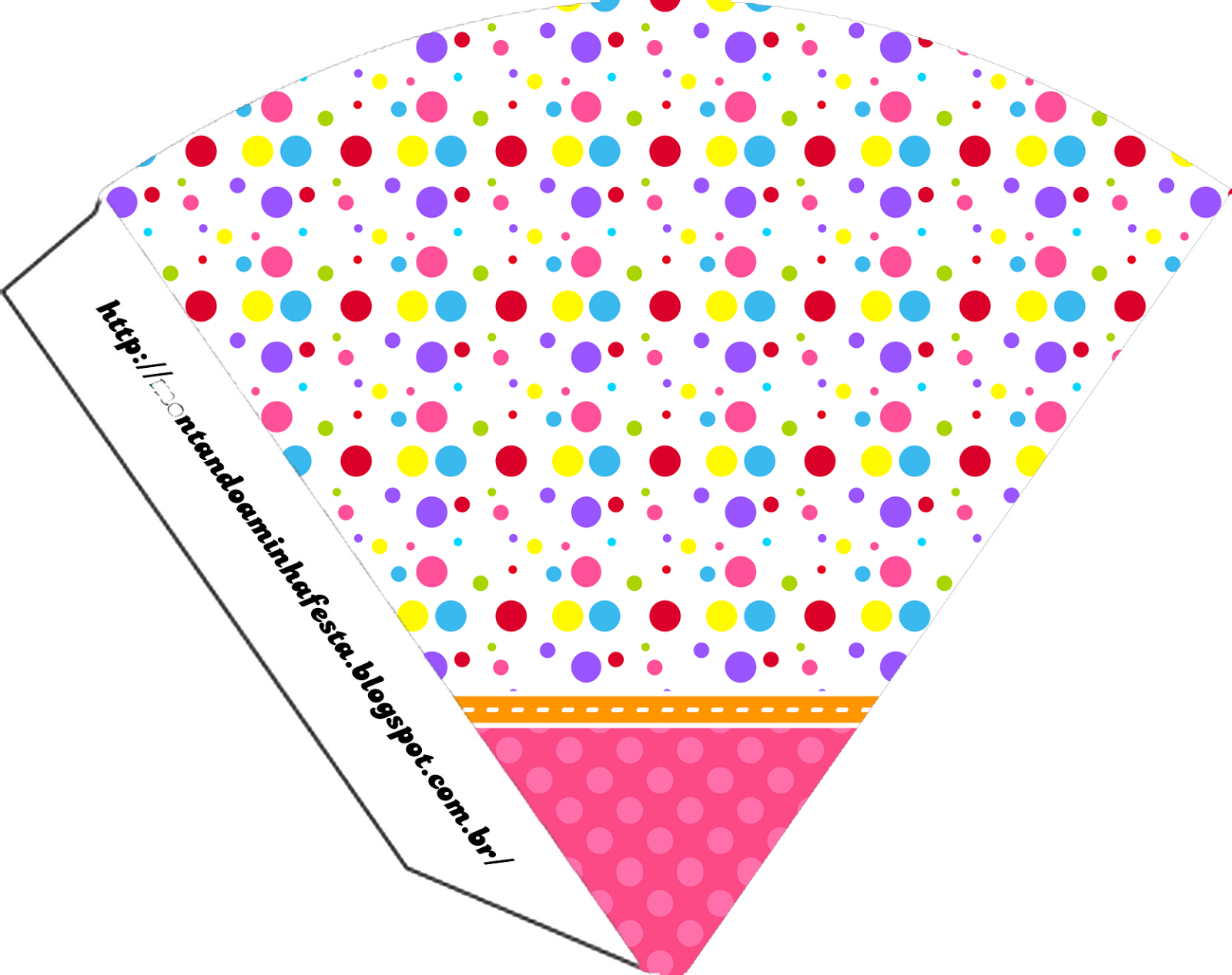 Colored Dots for Girls: Free Printable Invitations and Free Party ...