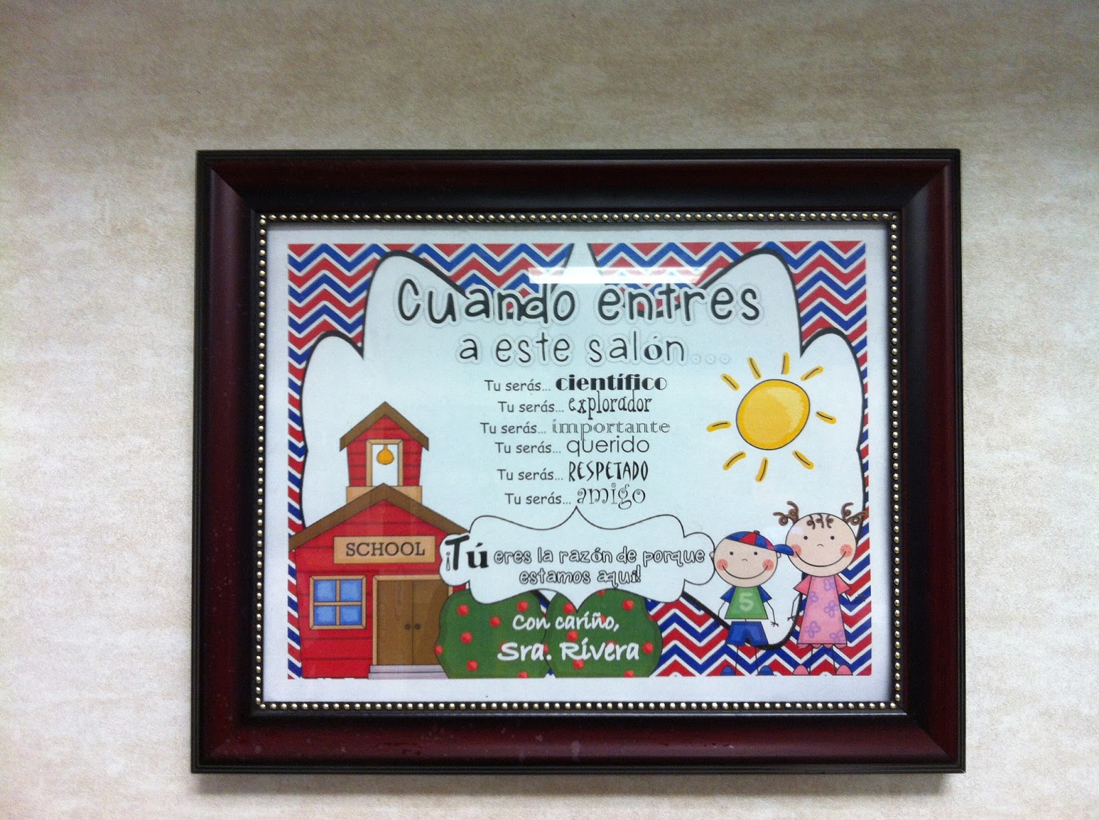 B is for Bilingual: A very successful first day of school!