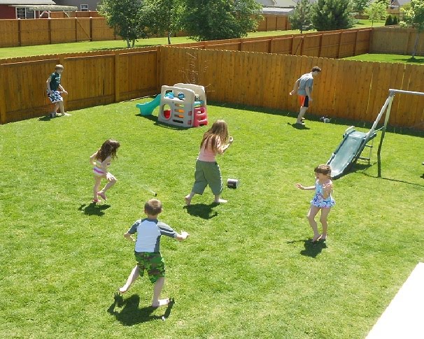 Almost Unschoolers: Homemade Ice Cream Relay