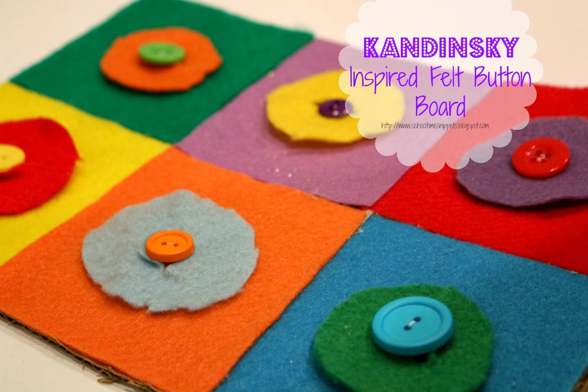 Colorful DIY Felt Button Board: Fine Motor Skills | School Time Snippets