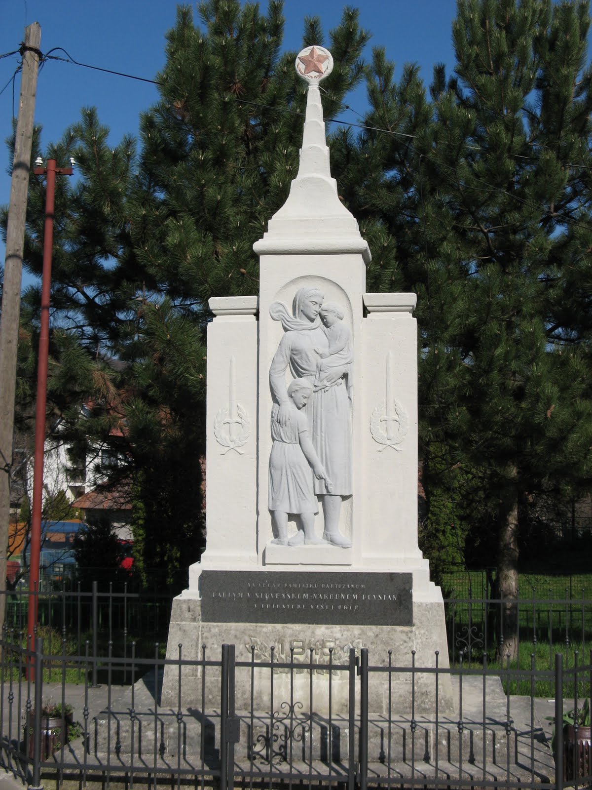 This monument is in the small rural village of Nová Lehota in western ...
