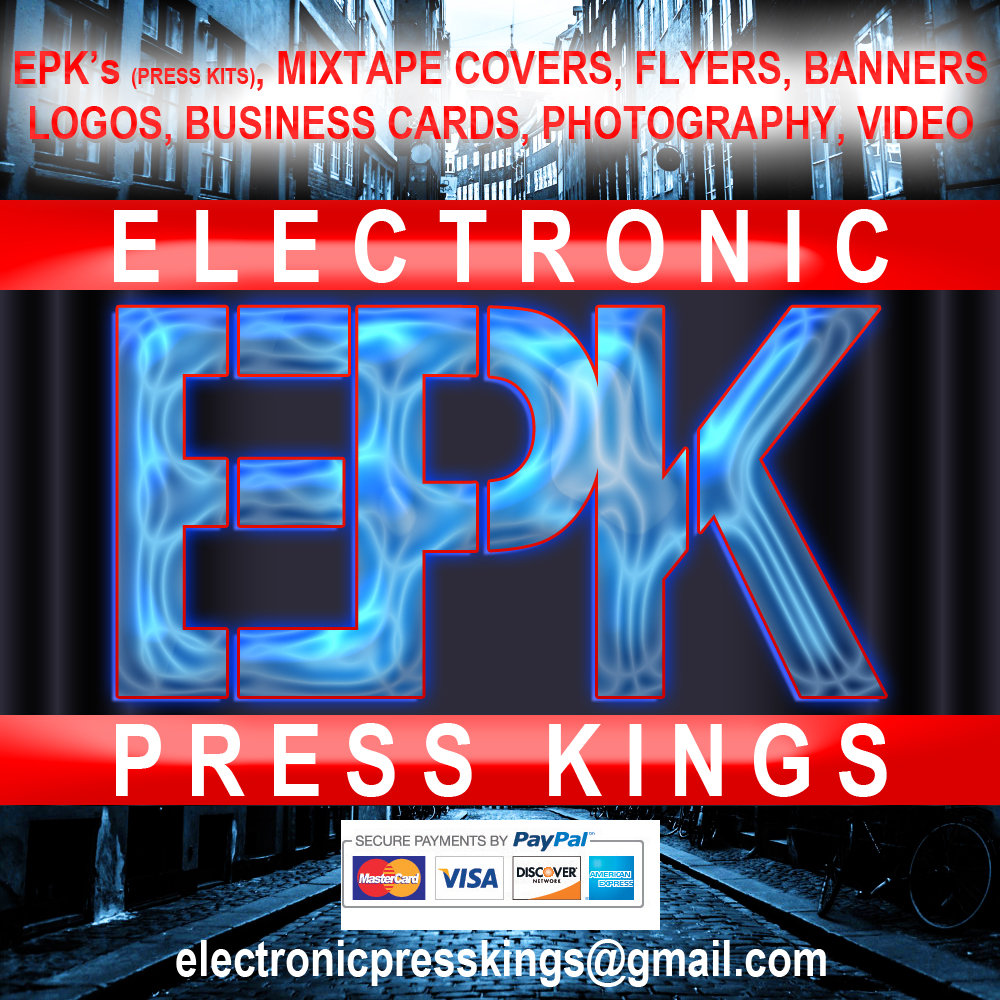 DJ TECNINE: Electronic Press Kings - Press Kit and Digital Graphic Design