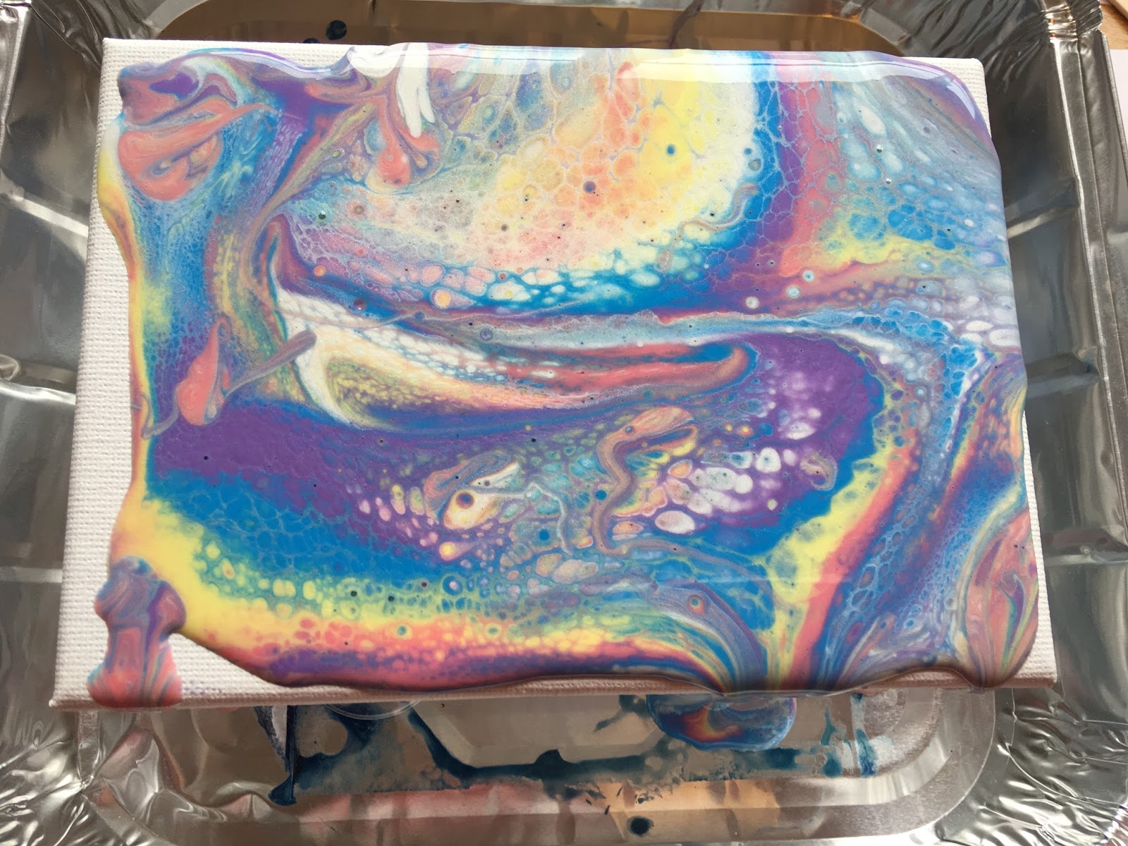 Birdcage Craft Studio: Experimenting with more Dirty Pours