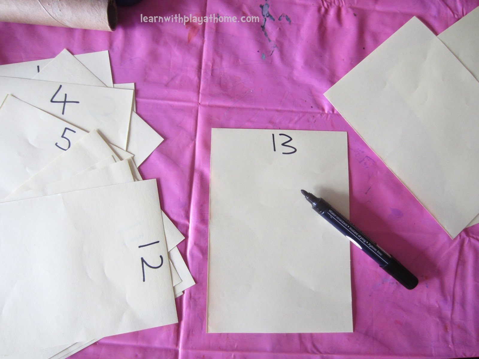 Learn with Play at Home: Counting & Number Recognition with Paper Tubes ...
