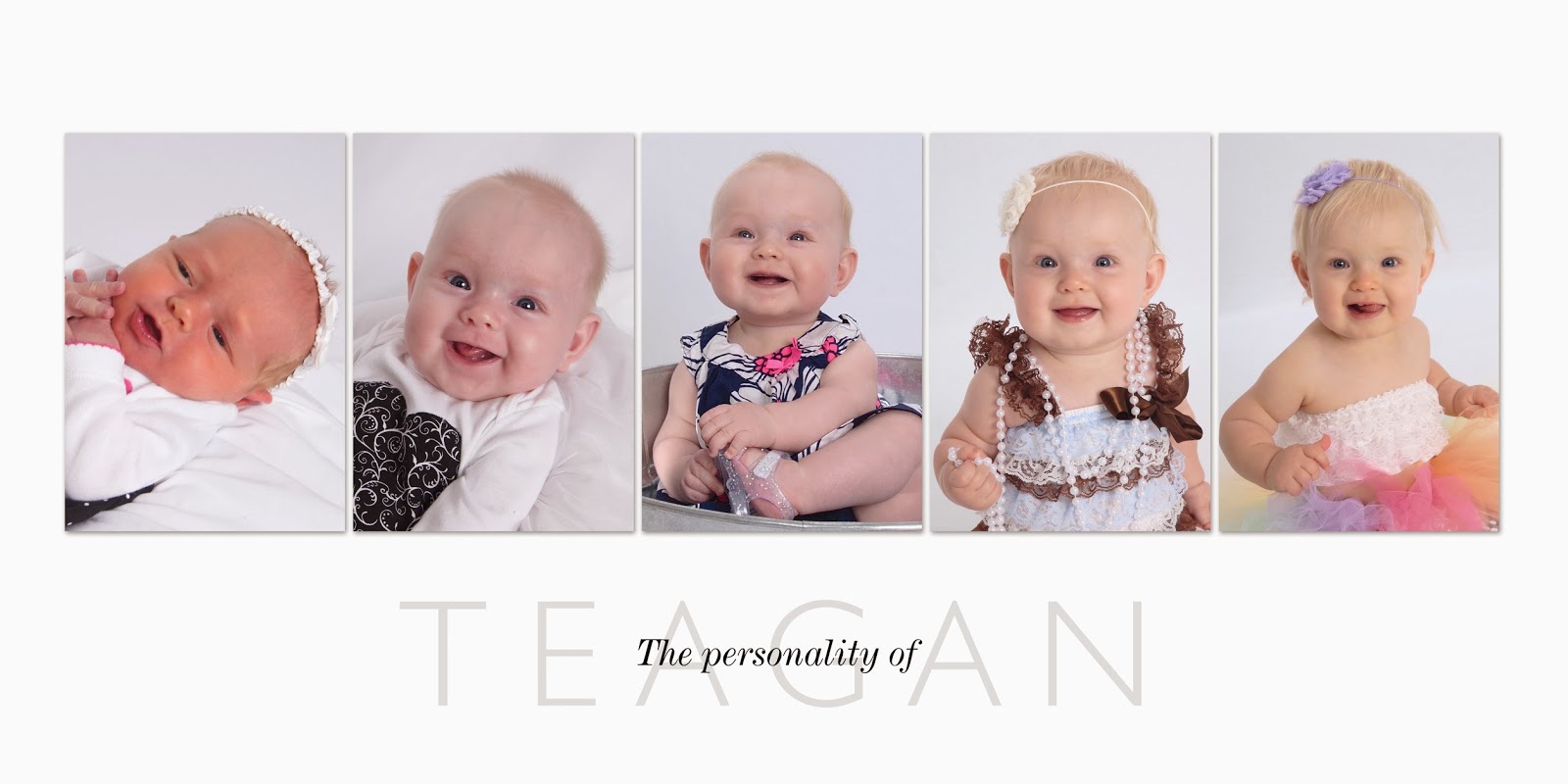 Teagan's 1 Year Pictures - Building Our Story