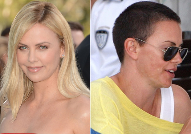 Instituto Embelleze Petrópolis: Charlize Theron aparece careca ...