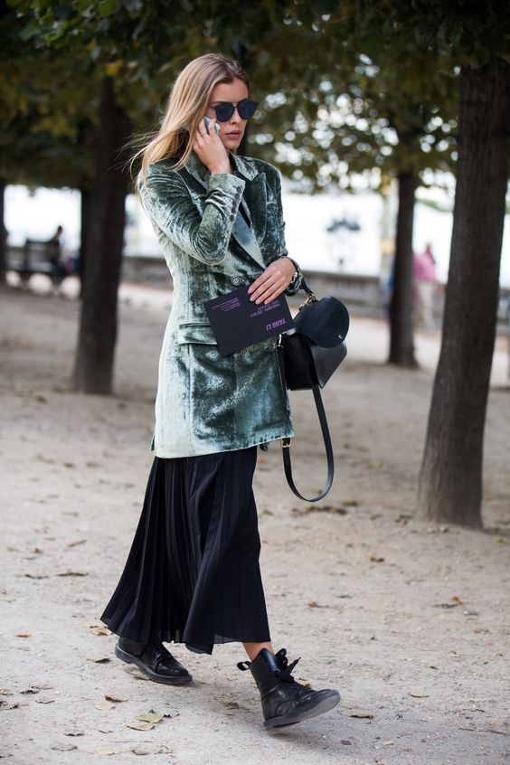 Street Style How to Wear Velvet | Cool Chic Style Fashion