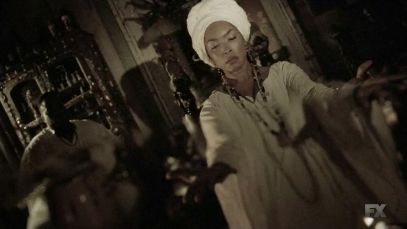 Marie Laveau Laughing Gif