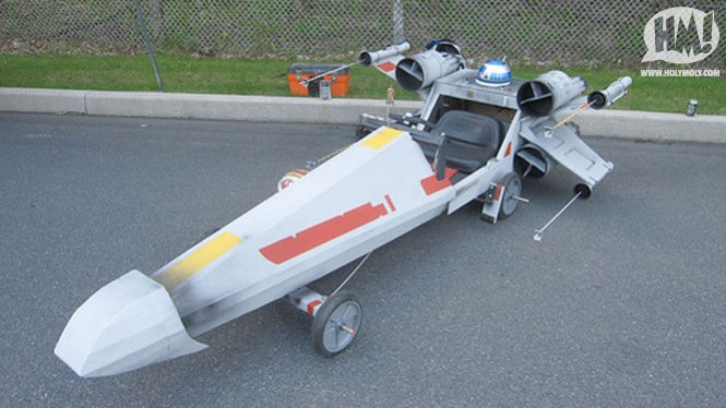 top cool cars: X Wing Fighter Go Kart