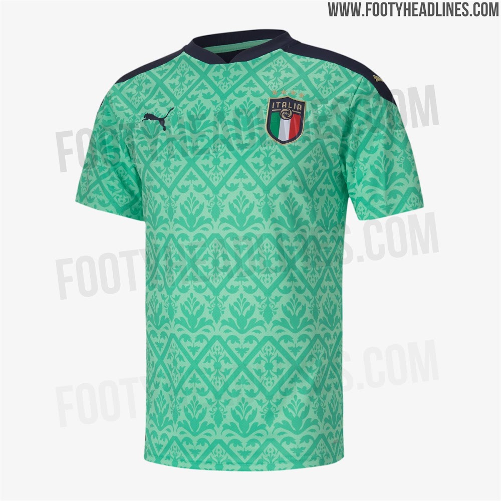Italy Euro 2020 Goalkeeper Home, Away & Third Kits Leaked - Footy Headlines