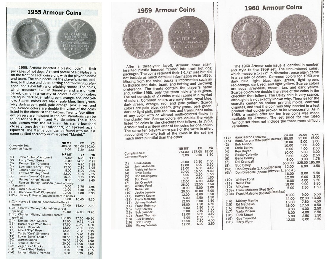 Armour Coins 1955 - 1960: July 2013
