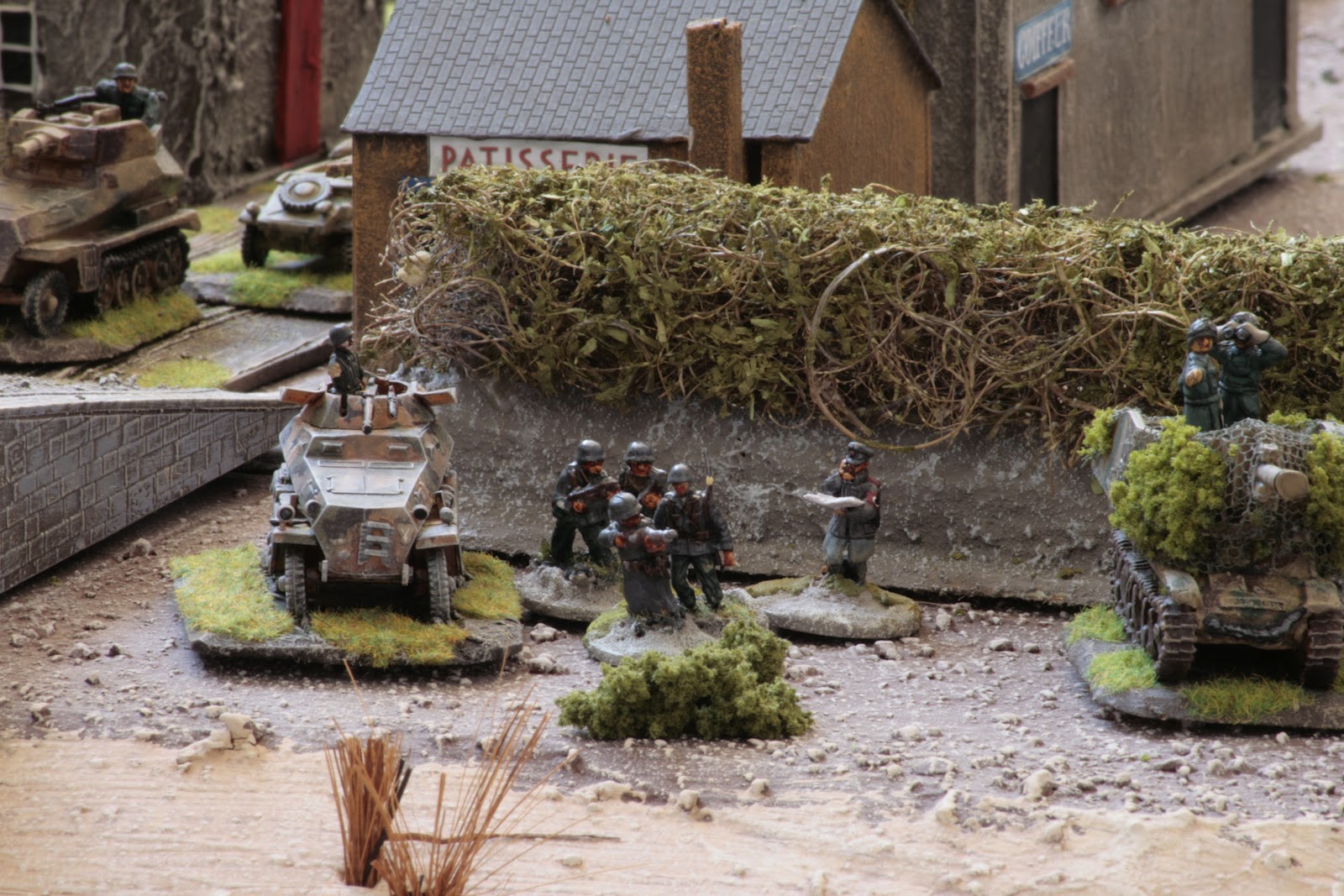 Wargame Holidays: Normandy 1944 - shots of one of the games Part 1