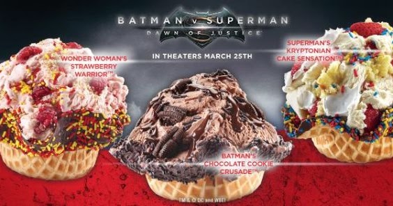 Cold Stone Features New Batman v Superman Ice Cream Desserts