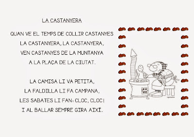 El Racó de la Mireia: CANÇÓ DE LA CASTANYERA