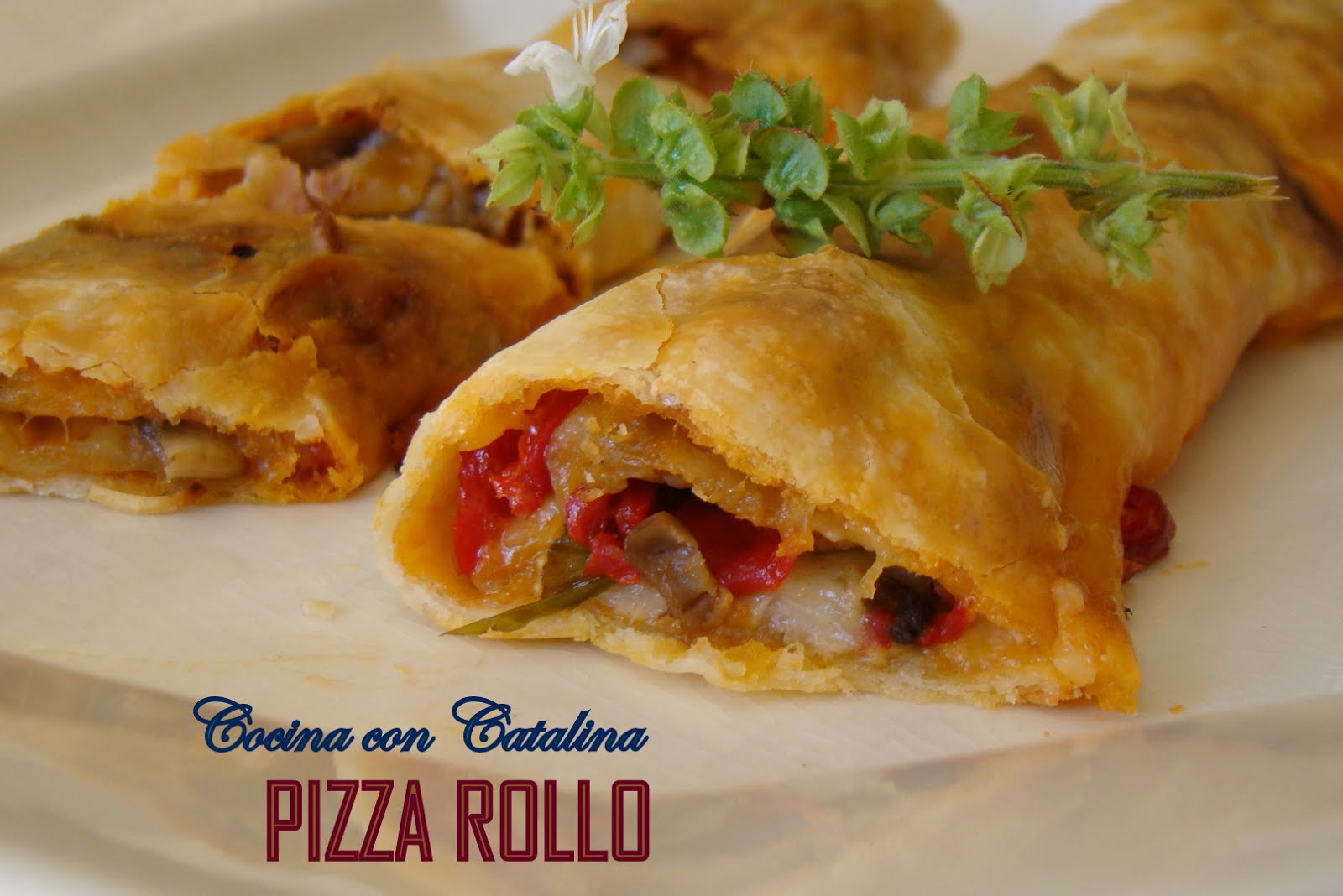 COCINA CON CATALINA: Pizza rolls o pizza Rollo