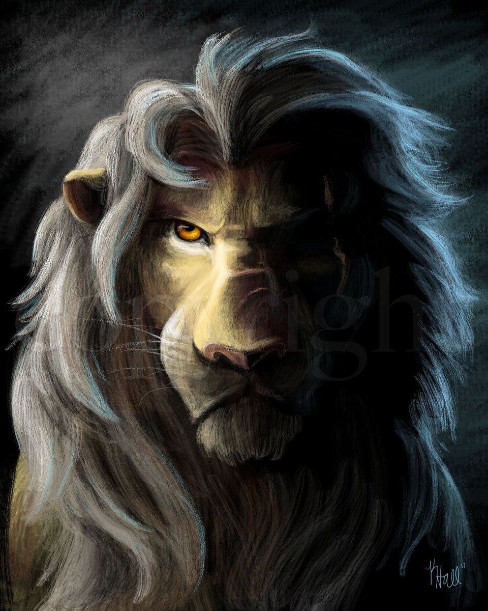 Anthropomorphic Lion King