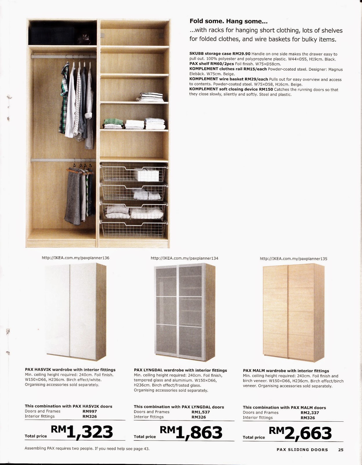 ALMARI TERBUKA : PAX IKEA FRAME WARDROBE menjadi pilihan ~ NabilaHasyim ...