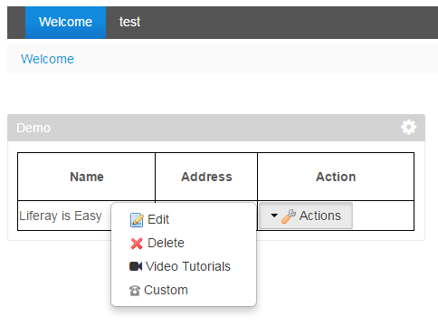 Liferay is easy: Navigation menu with liferay-ui:icon menu Tag