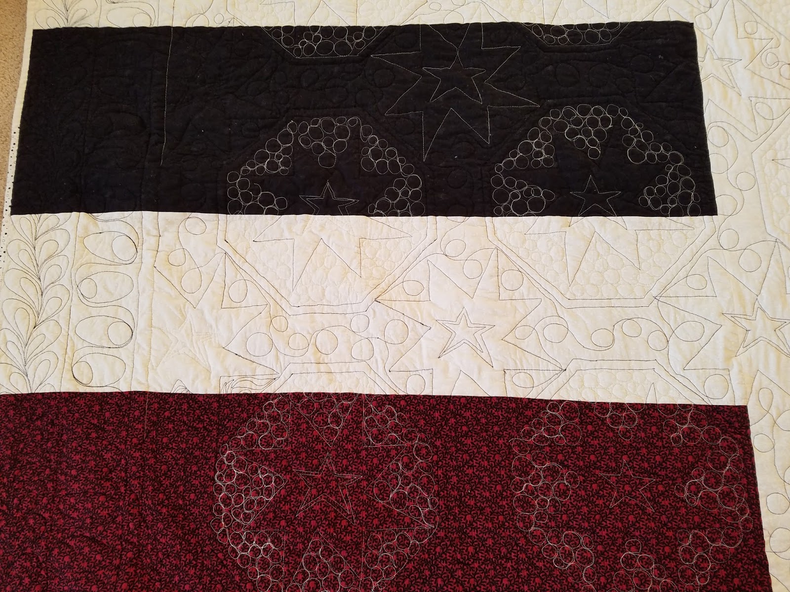 Dreamworthy Quilts: Deana: A bleeding quilt is fixed!