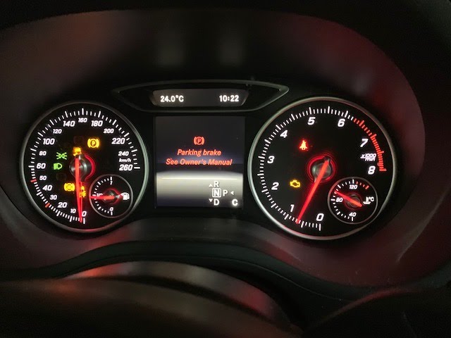 Mercedes Park Brake Error Message and more