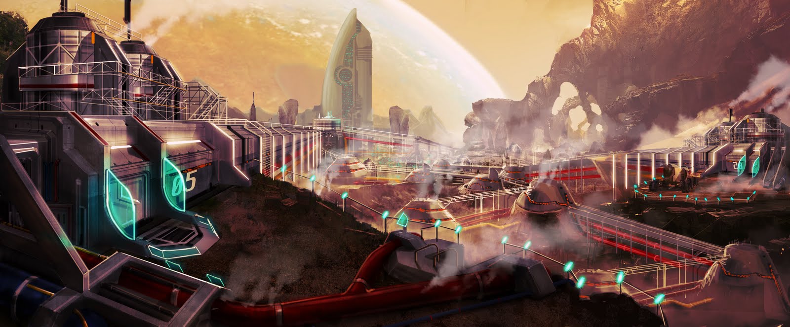 jason hazelroth: Space Colony