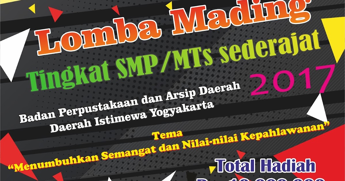 Zafalina Creative: Desain Banner Media Sosial Lomba Mading BPAD DIY 2017