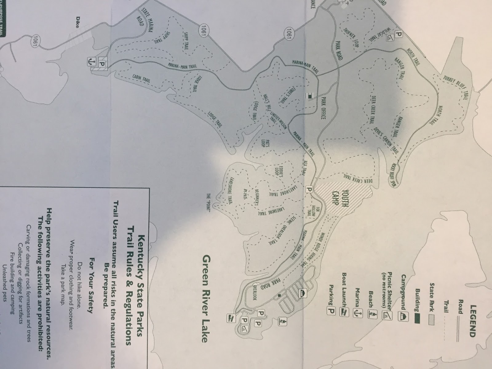 Green River Lake State Park, Campbellsville, KY: 27-29 Apr 18