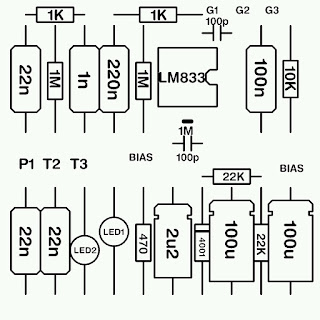 HANDWIRED GUITAR EFFECTS LAYOUT: CrunchBox Handwired Layout