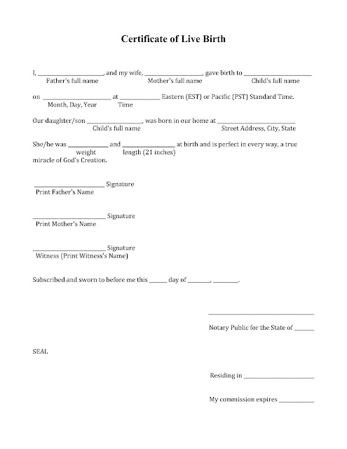 MessiahMews Blogs: Reason to create your own Certificate of Live Birth