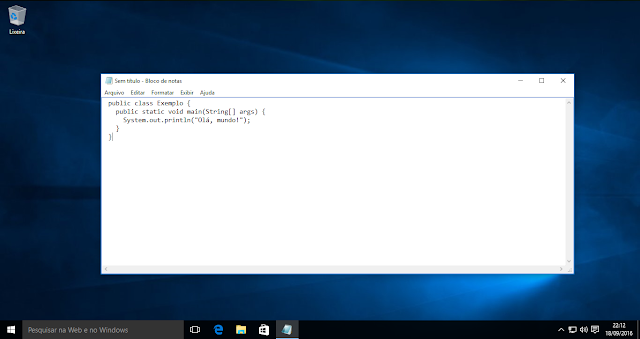 Compilando e Executando um Arquivo Java pela Linha de Comando