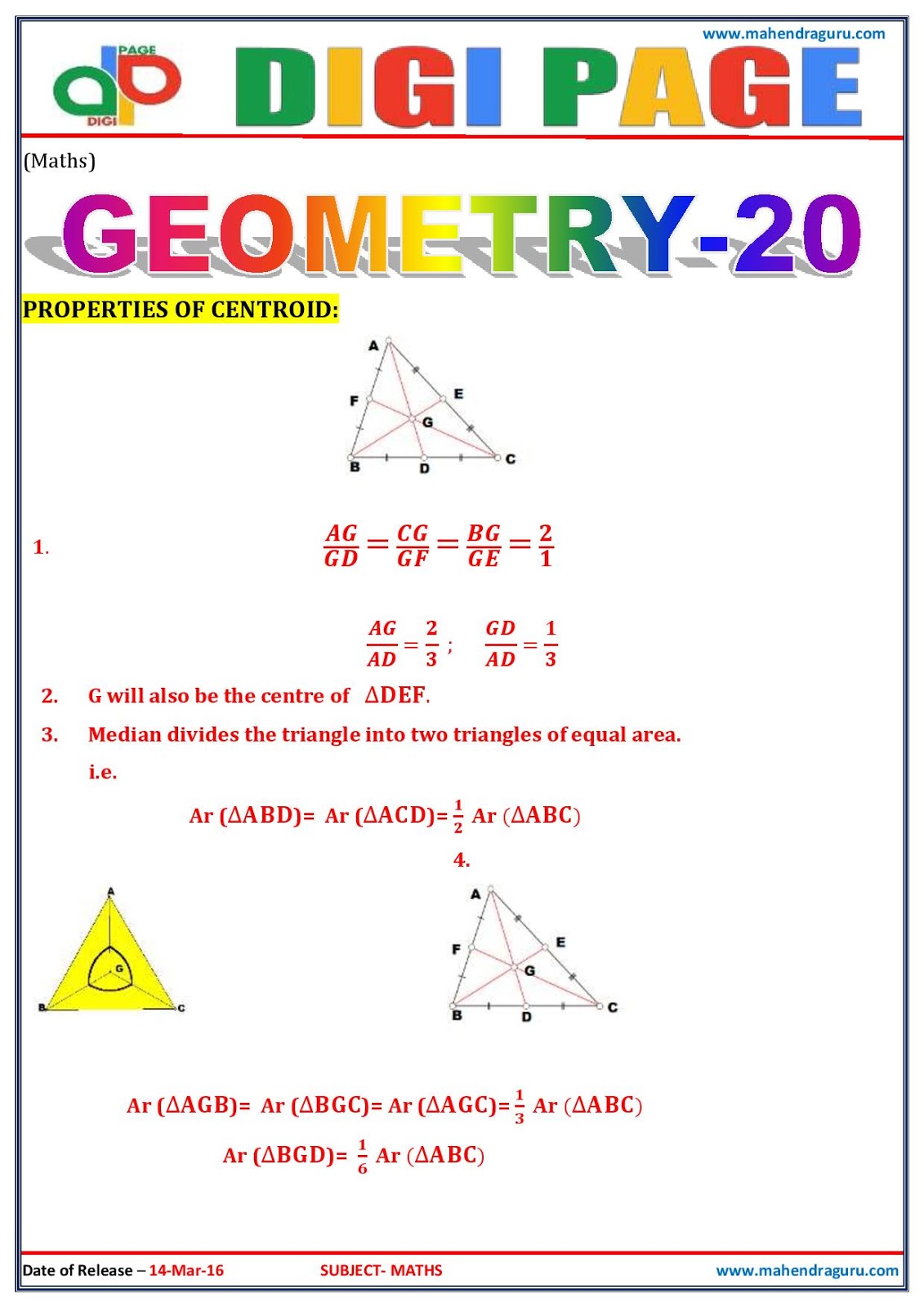 Digi Page - Maths - 14.03.2016