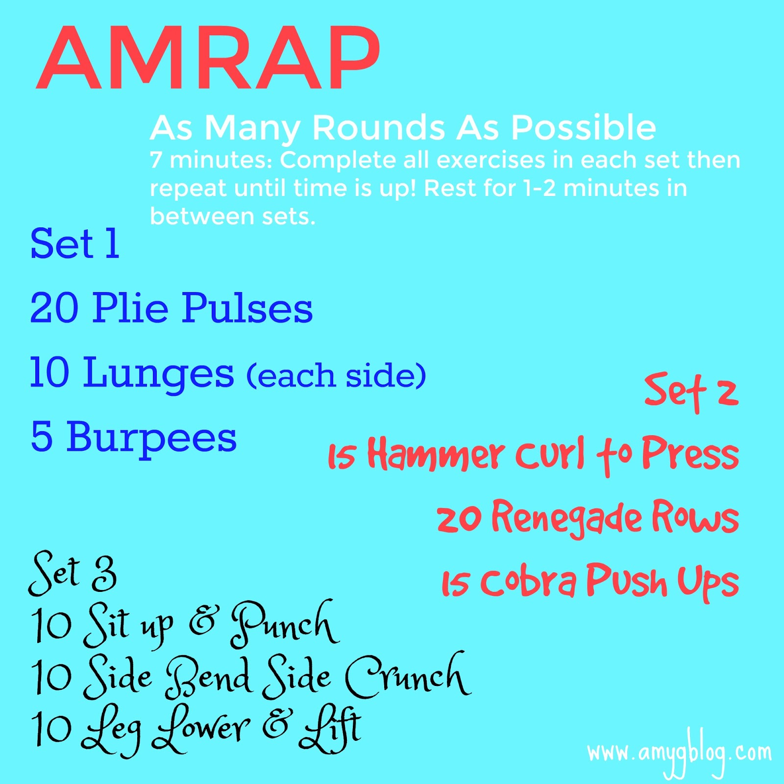 AMRAP Wednesday - Amy's Balancing Act