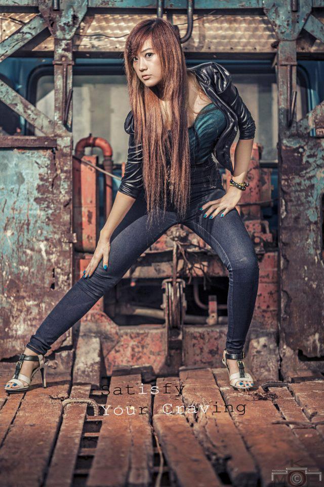 Myanmar Celebrities: Myanmar Model Girl with Satisfy Your Craving Theme 2