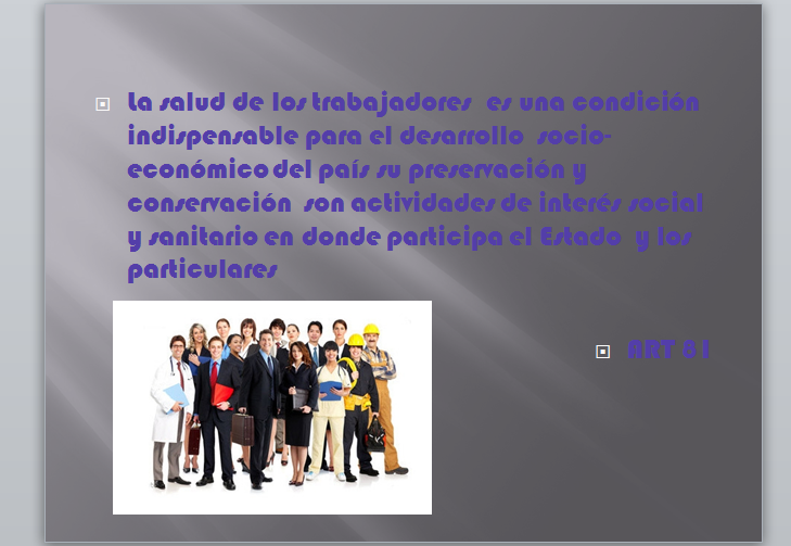 Angie Juzga: ley 9 de 1979 titulo III