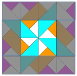 from blank pages...: Starry Skyline Block Tutorial