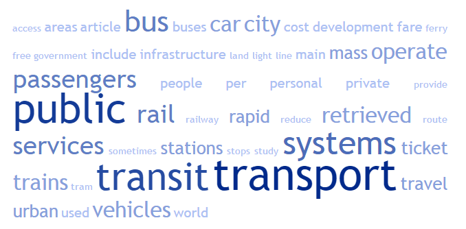 P2Points: What is the meaning of transit?
