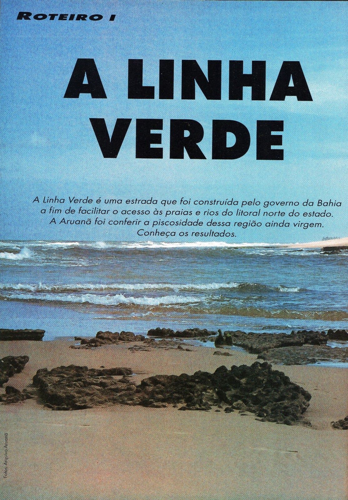 Revista Aruanã Lazer e Esporte no Meio Ambiente: ROTEIRO: LINHA VERDE ...