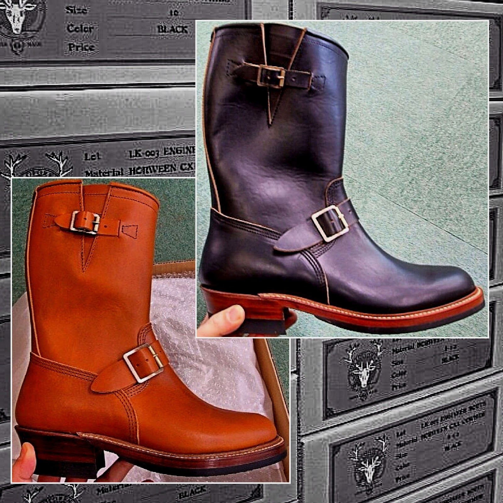 Vintage Engineer Boots: JOHN LOFGREN & CO. ENGINEER BOOTS PRE-ORDER
